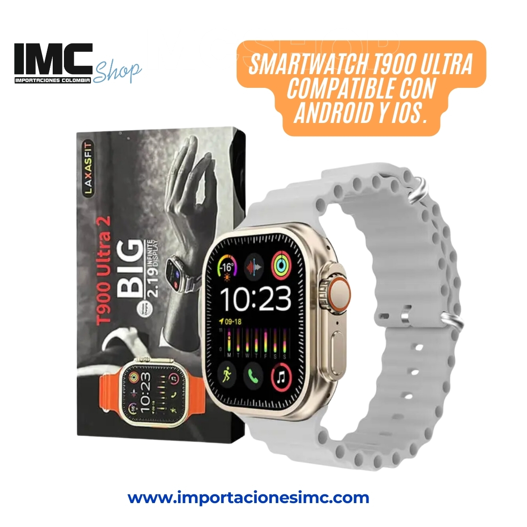 SmartWatch T900 Ultra Compatible con Android y iOS – Importaciones IMC